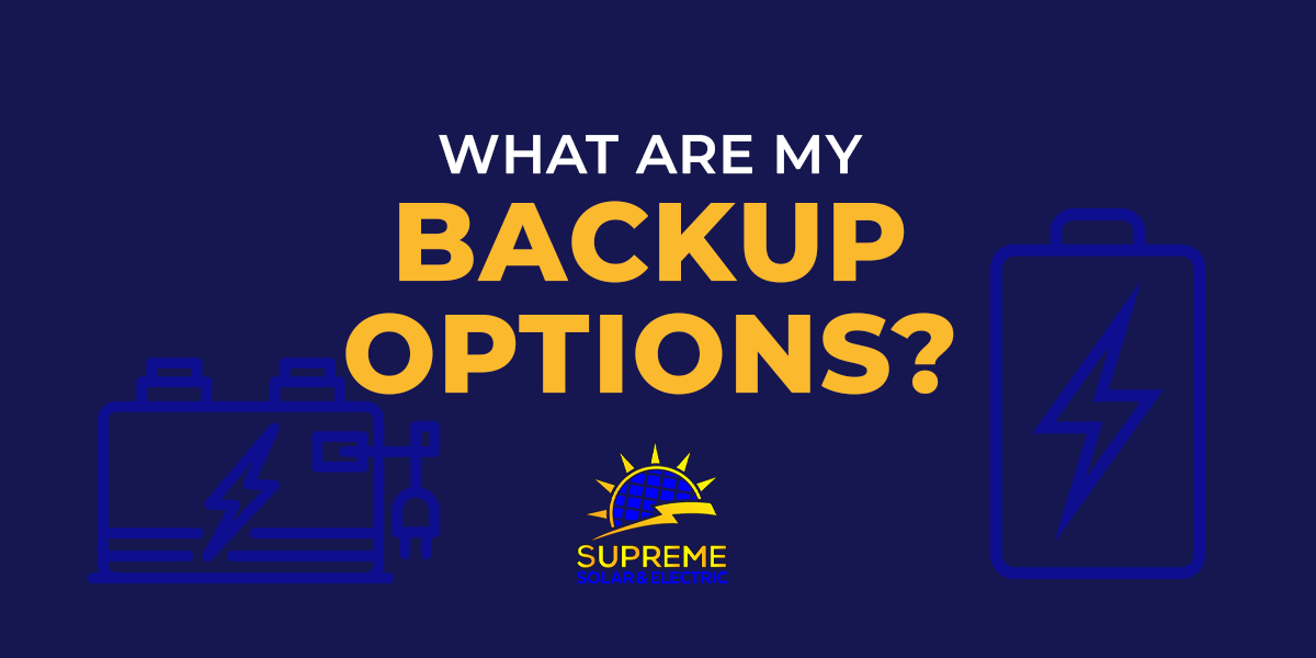 Backup Power Options for Residential Solar Systems